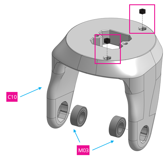 How to build pib´s elbow - pib | The 3D Printable Robot