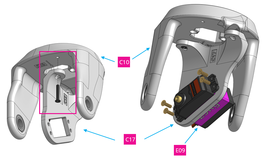 How to build pib´s elbow - pib | The 3D Printable Robot