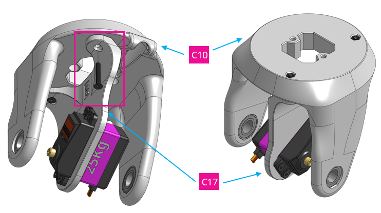 How to build pib´s elbow - pib | The 3D Printable Robot