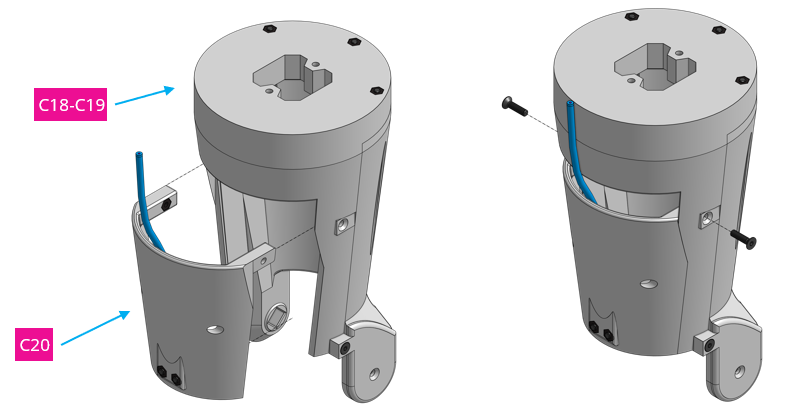 How to build pib´s forearm - pib | The 3D Printable Robot