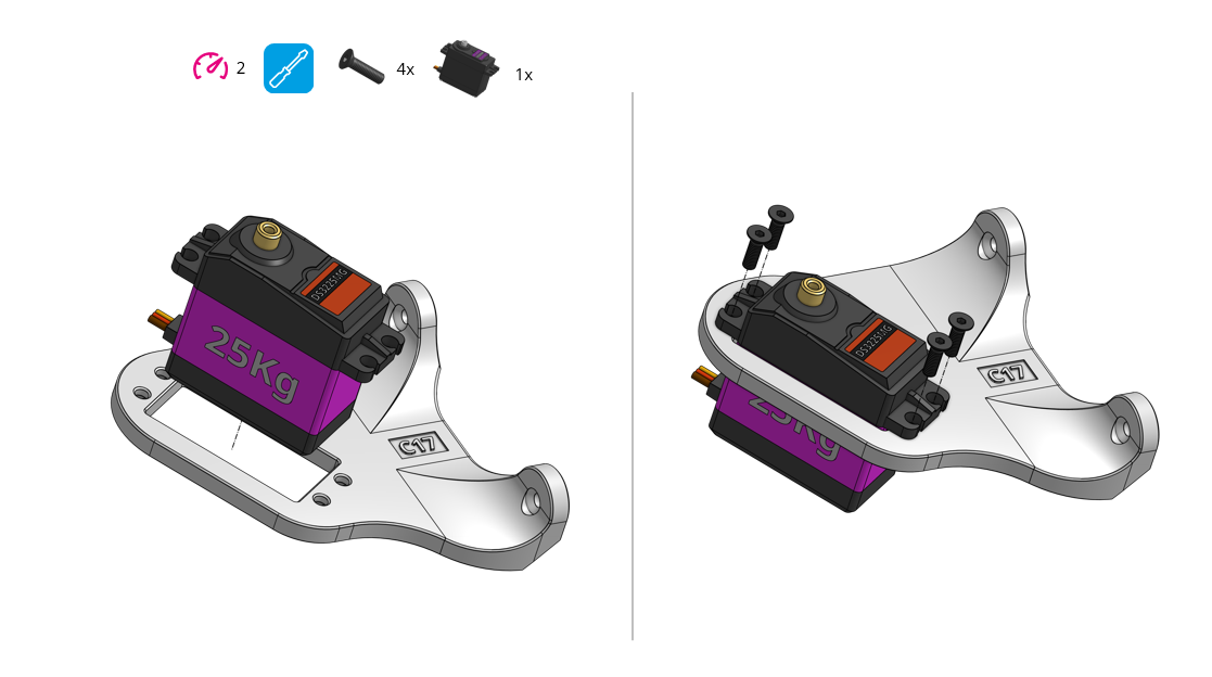 How to build pib´s elbow - pib | The 3D Printable Robot