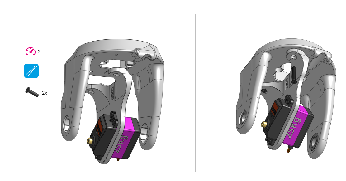 How to build pib´s elbow - pib | The 3D Printable Robot