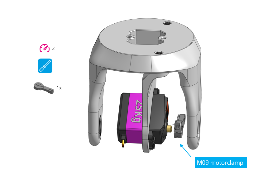 How to build pib´s elbow - pib | The 3D Printable Robot