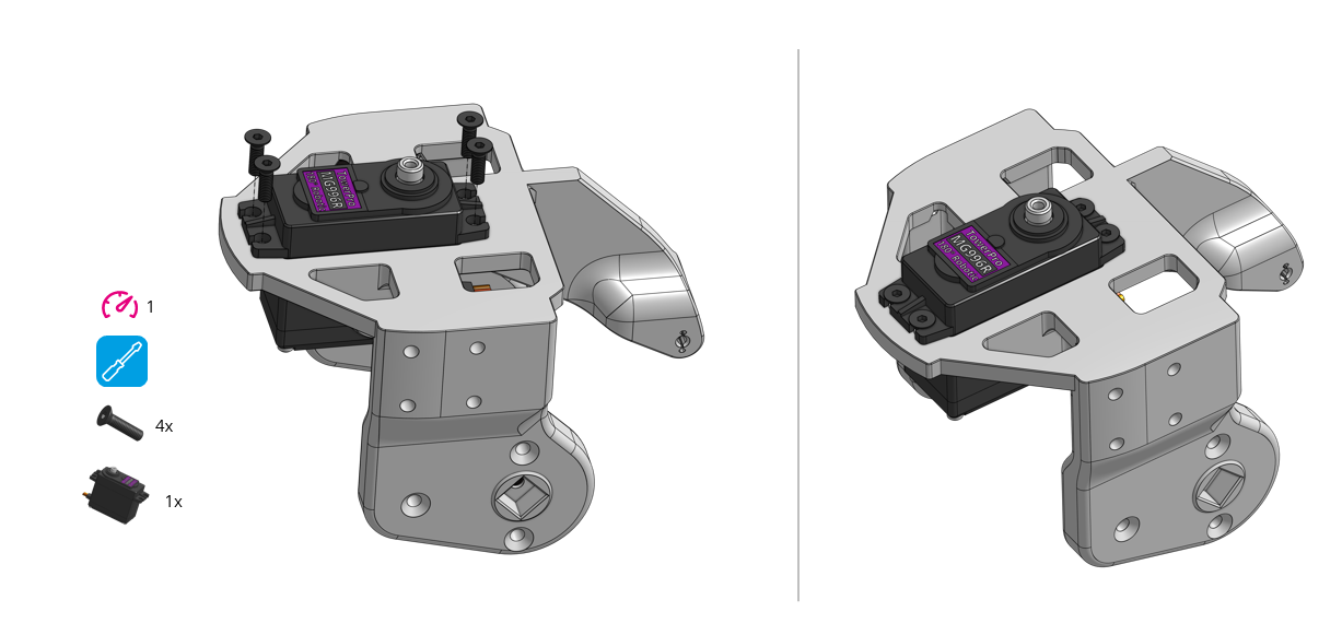 How to build pib´s elbow - pib | The 3D Printable Robot