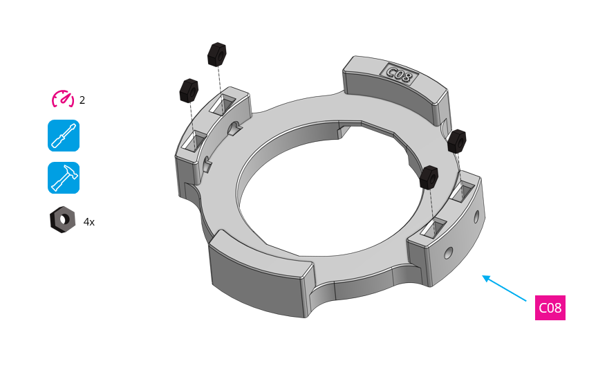 How to build pib´s elbow - pib | The 3D Printable Robot