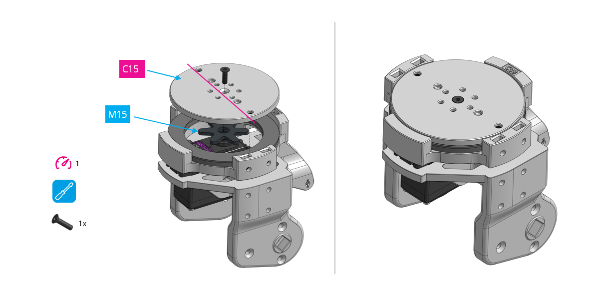 How to build pib´s elbow - pib | The 3D Printable Robot