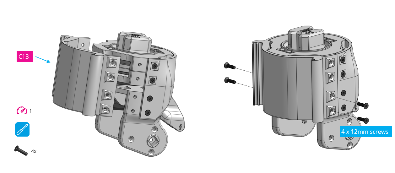 How to build pib´s elbow - pib | The 3D Printable Robot
