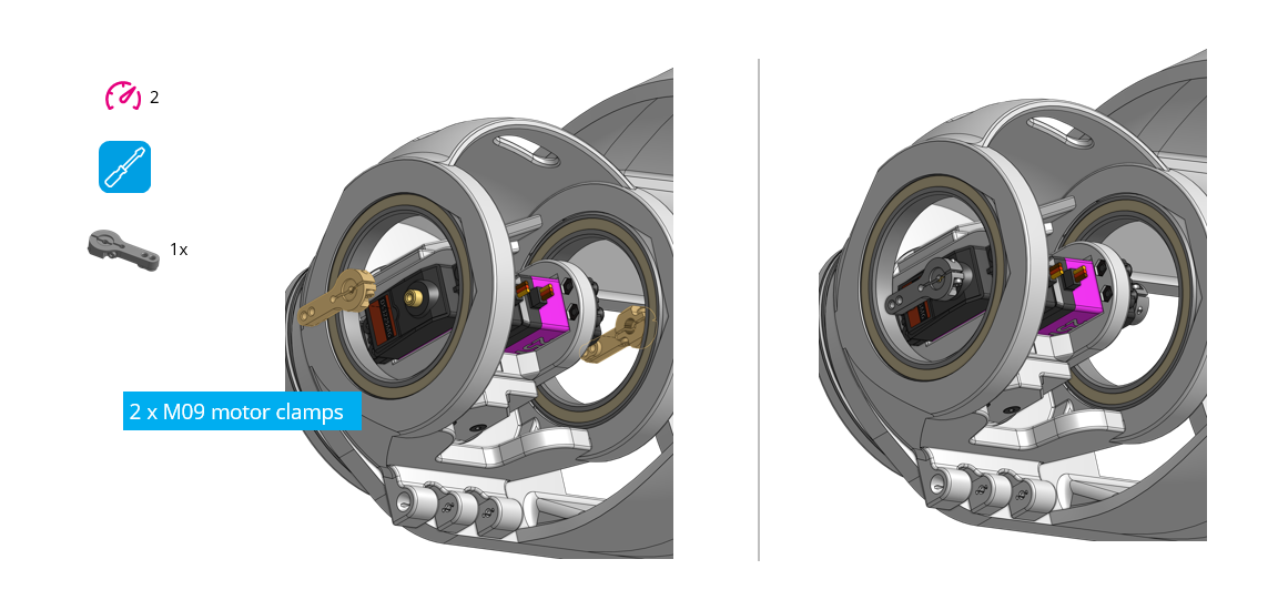 How to build pib´s shoulder joint - pib | The 3D Printable Robot
