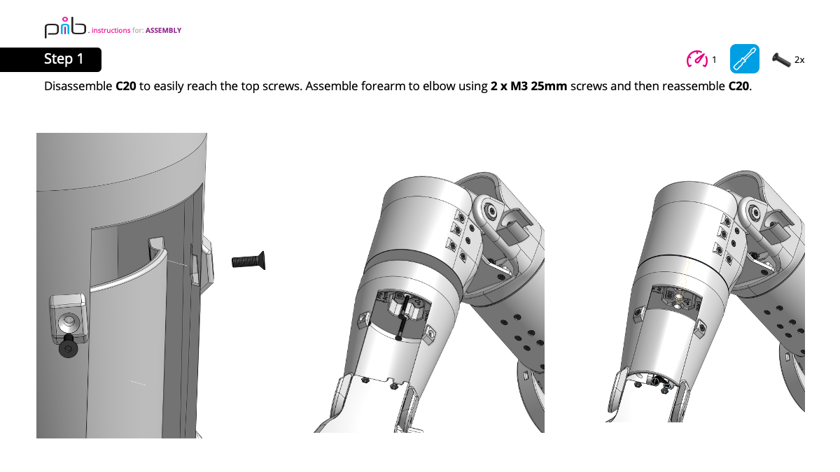 Step 6: Final Assembly – pib | The 3D Printable Robot